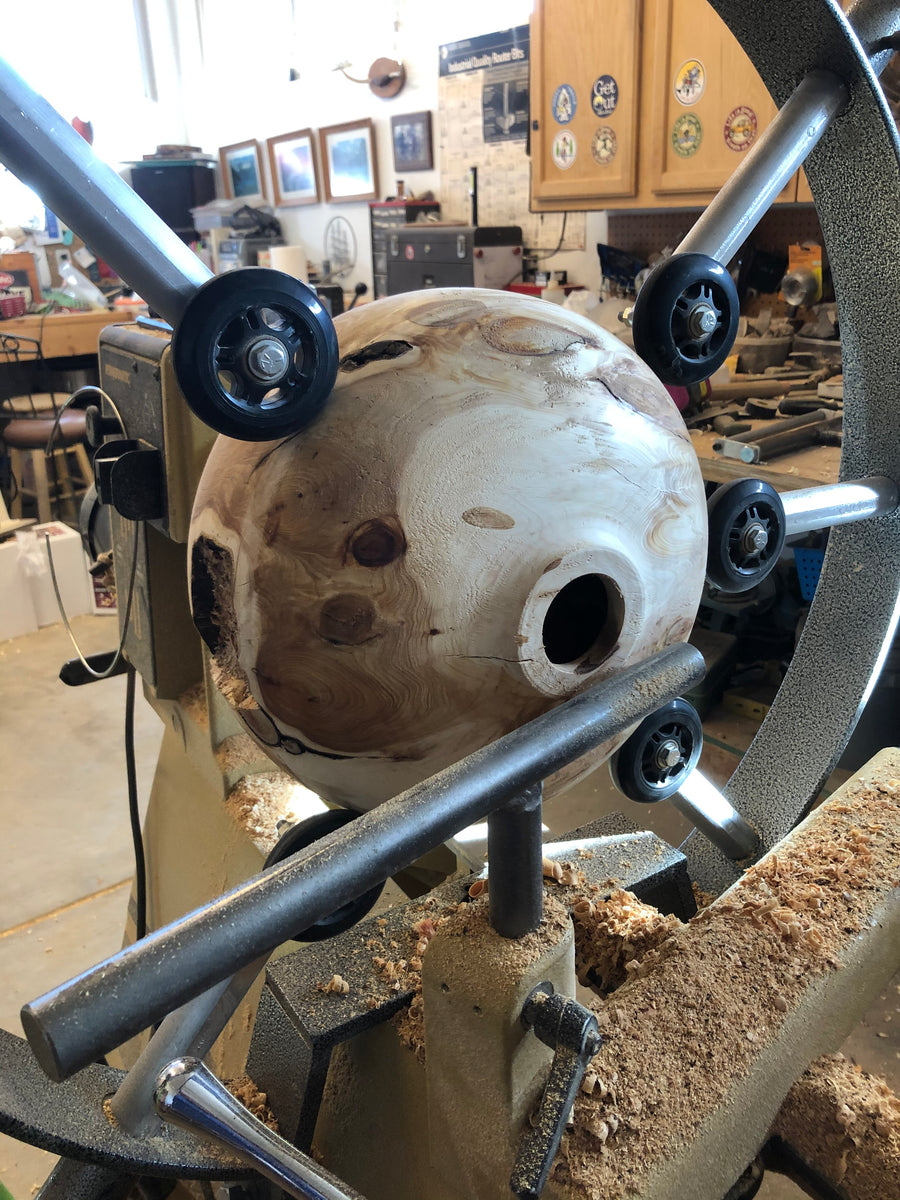 Progressing on WT #108 Eastern Red Cedar Hollow Form Vessel. – Poling ...